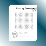 Parts of Speech Word Search – Word Search Boss
