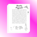 Beauty Pageant Word Search – Word Search Boss